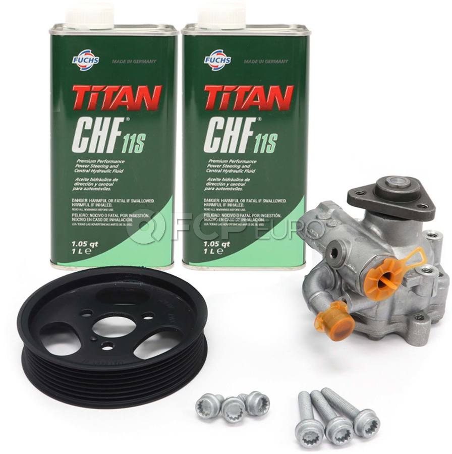 Porsche Power Steering Pump Kit - Genuine Porsche 95531405005KT | FCP Euro