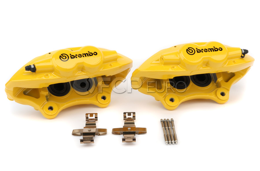 BMW X-Style Brake Disc Caliper Set (Yellow) - Brembo Xtra FALH32 | FCP Euro