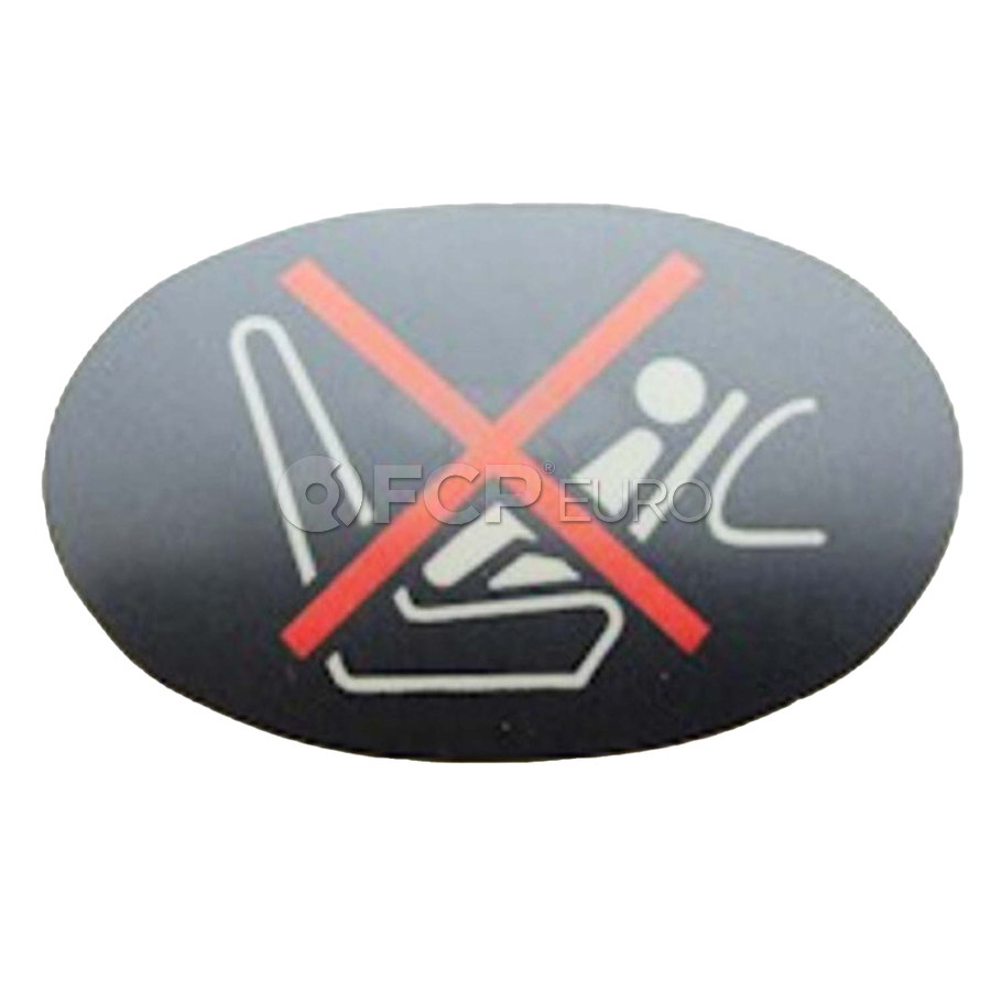 Saab Air Bag Information Label - Genuine Saab 4606711 | FCP Euro