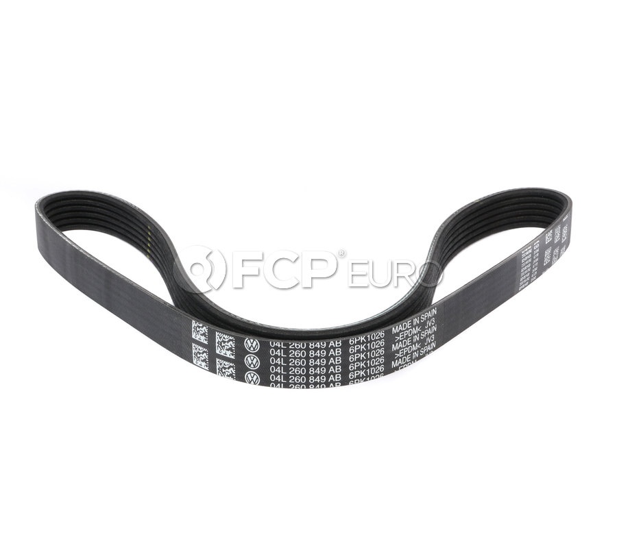 Audi VW Drive Belt - Genuine VW 04L260849AB | FCP Euro