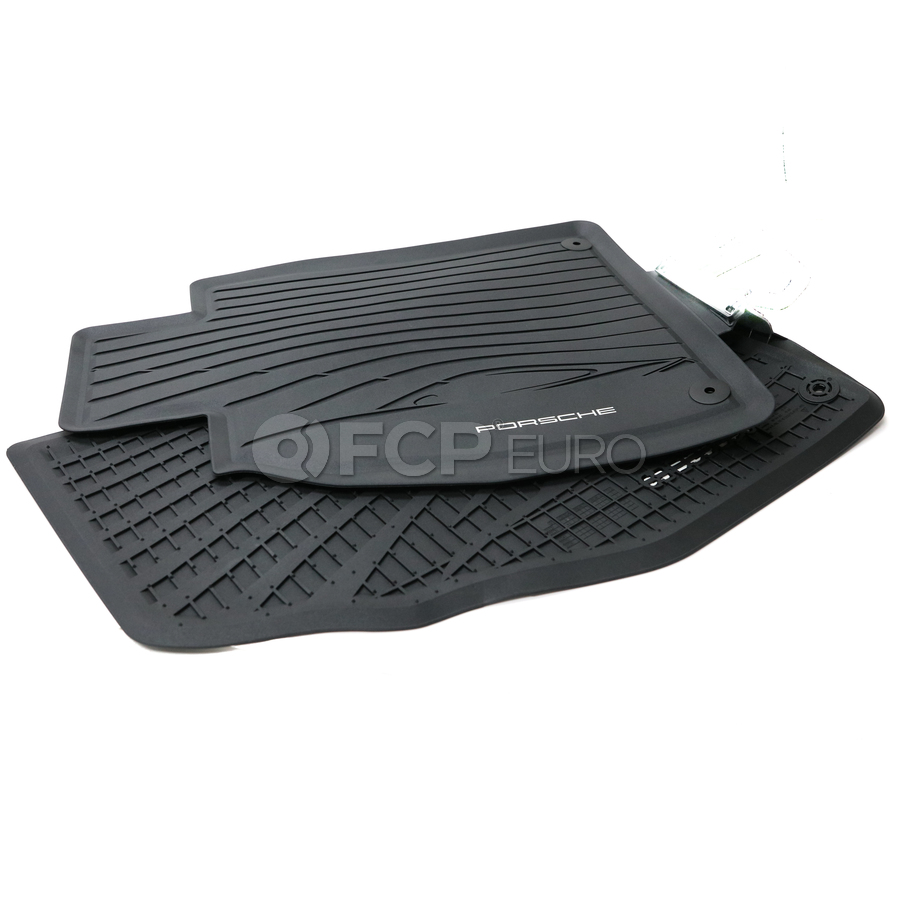 Porsche All Weather Floor Mat Set - Genuine Porsche 981044800451E0 ...