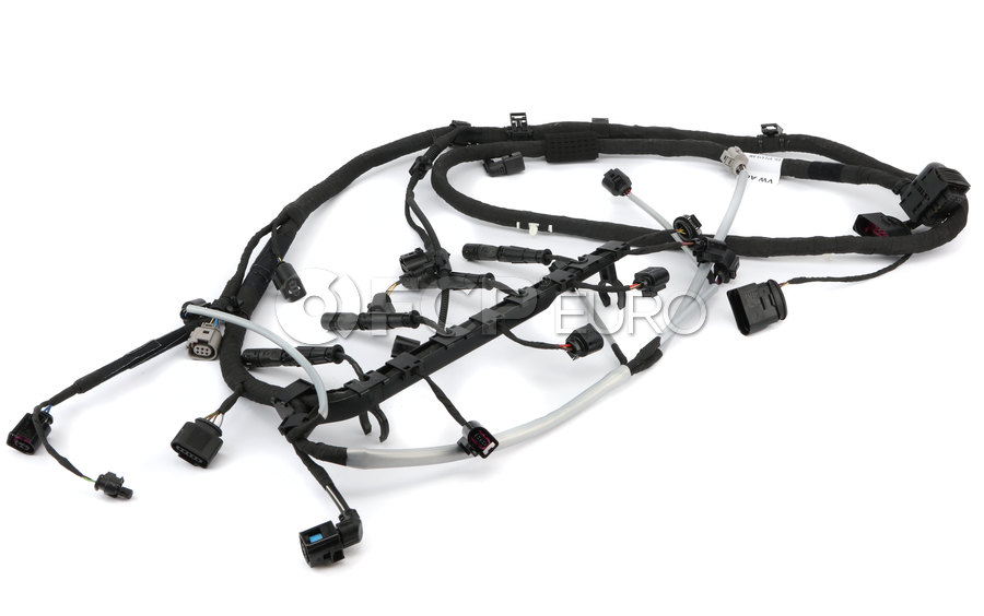 Audi VW Engine Wiring Harness - Genuine VW Audi 03L972619AM | FCP Euro