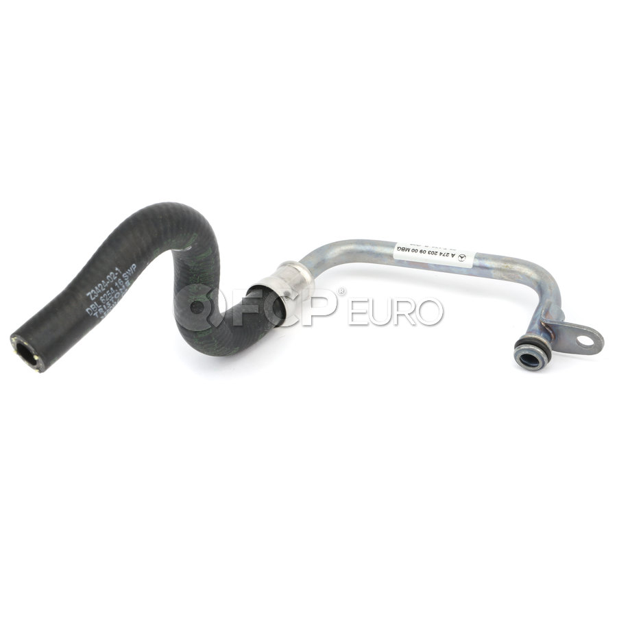Mercedes Turbocharger Coolant Line - Genuine Mercedes 2742030900 | FCP Euro