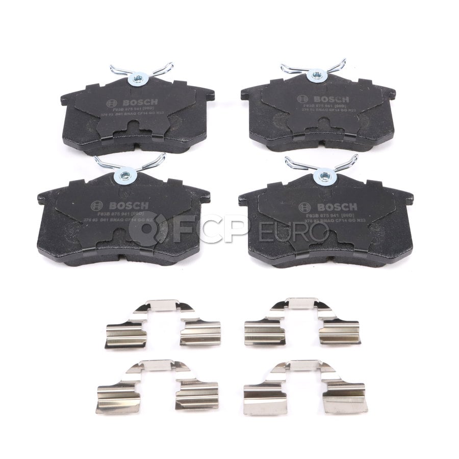 Volkswagen Disc Brake Pad Set - Bosch QuietCast BC340 | FCP Euro
