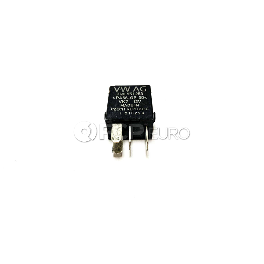 Audi VW A/C Clutch Relay - Genuine Audi VW 3Q0951253 | FCP Euro