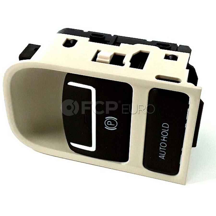 VW Electronic Parking Brake Control Switch - Genuine VW 5N0927225BXSK ...