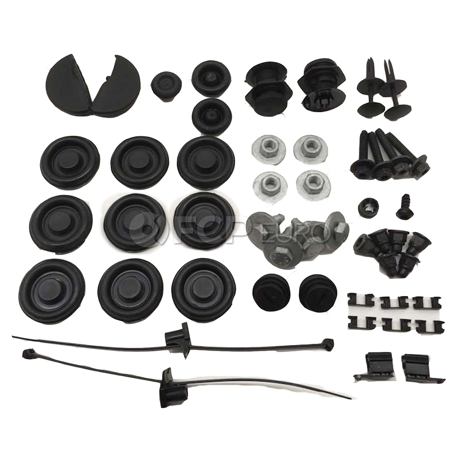 Audi Hood Panel Hardware Kit - Genuine Audi 8W0098615A | FCP Euro