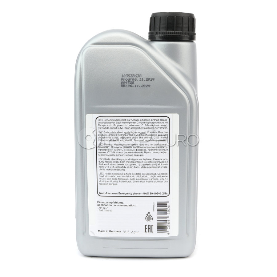 Audi VW Gear Oil Synthetic 75W90 - Febi-Bilstein G052145S2 | FCP Euro