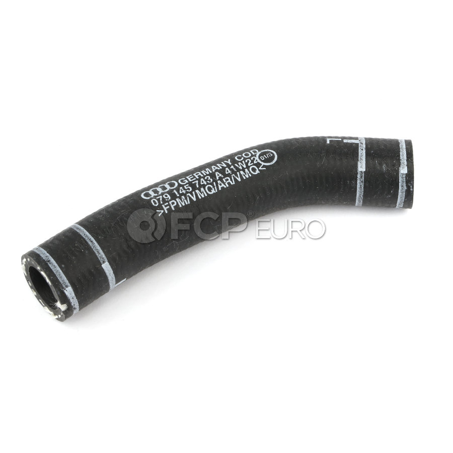 Audi Turbocharger Oil Return Line - Genuine Audi VW 079145743A | FCP Euro