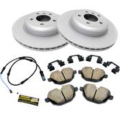 BMW Brake Kit - Zimmermann/Akebono 34216775287KTR1 | FCP Euro