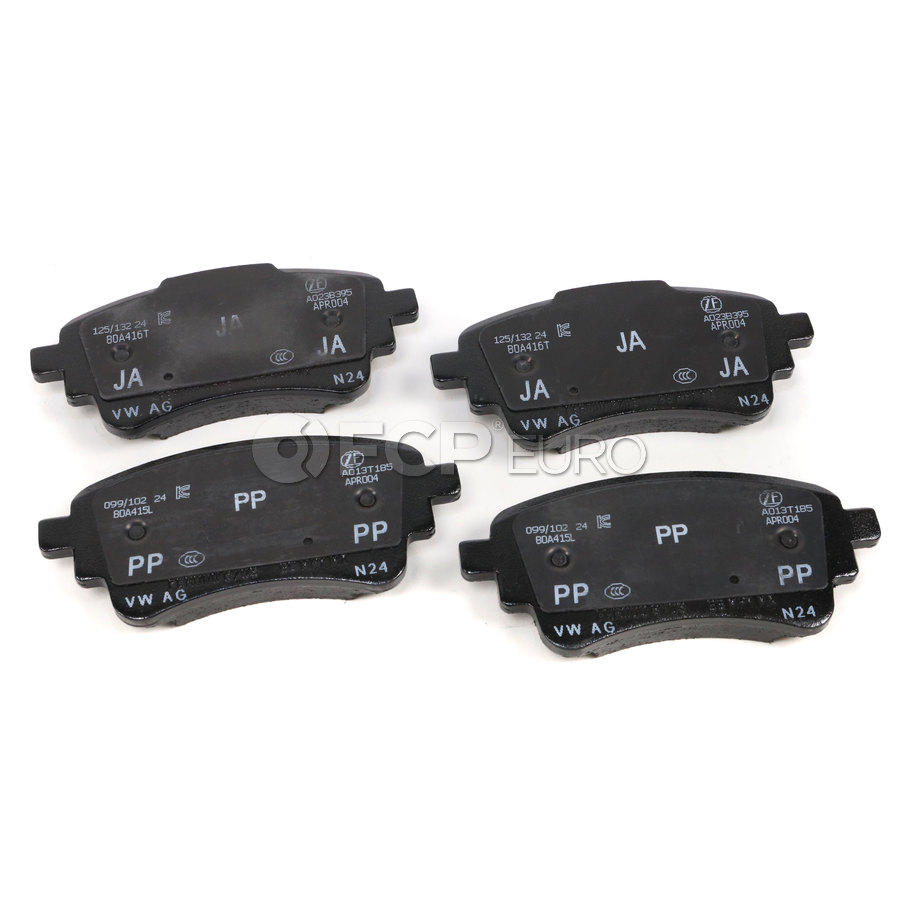 Audi Disc Brake Pad Set - Genuine Audi 80A698451R | FCP Euro