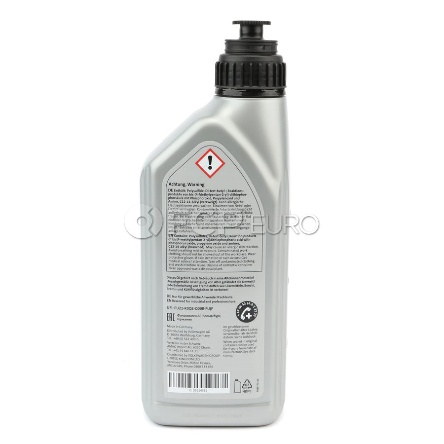 Audi VW Gear Oil Synthetic 75W90 - Genuine VW Audi G052145S2 | FCP Euro