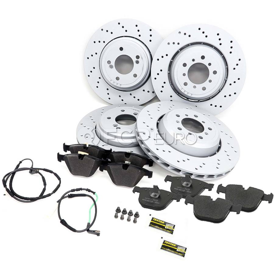 BMW Brake Kit - Zimmermann/Textar 34112283801KTFR2 | FCP Euro