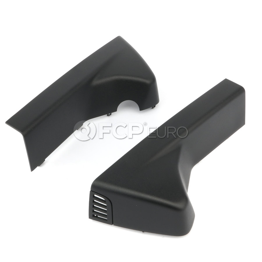 BMW Set Of Covers Mirror Baseplate (Black) - Genuine BMW 51169275005 ...