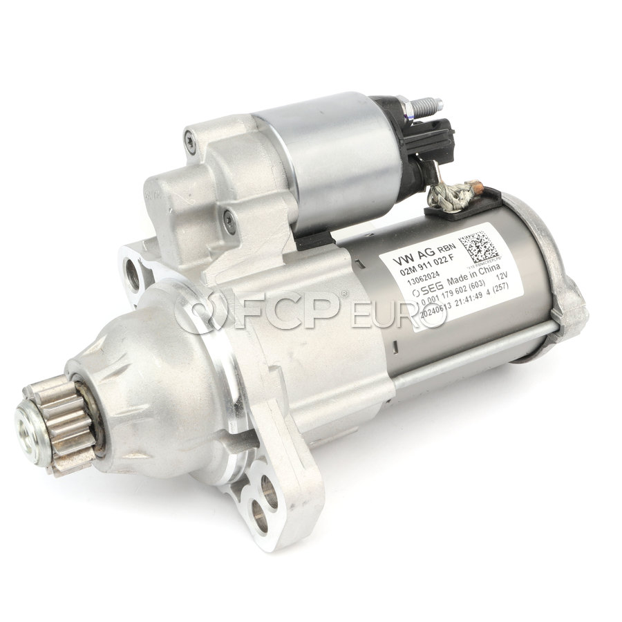 VW Starter Motor - Genuine VW 02M911022F | FCP Euro