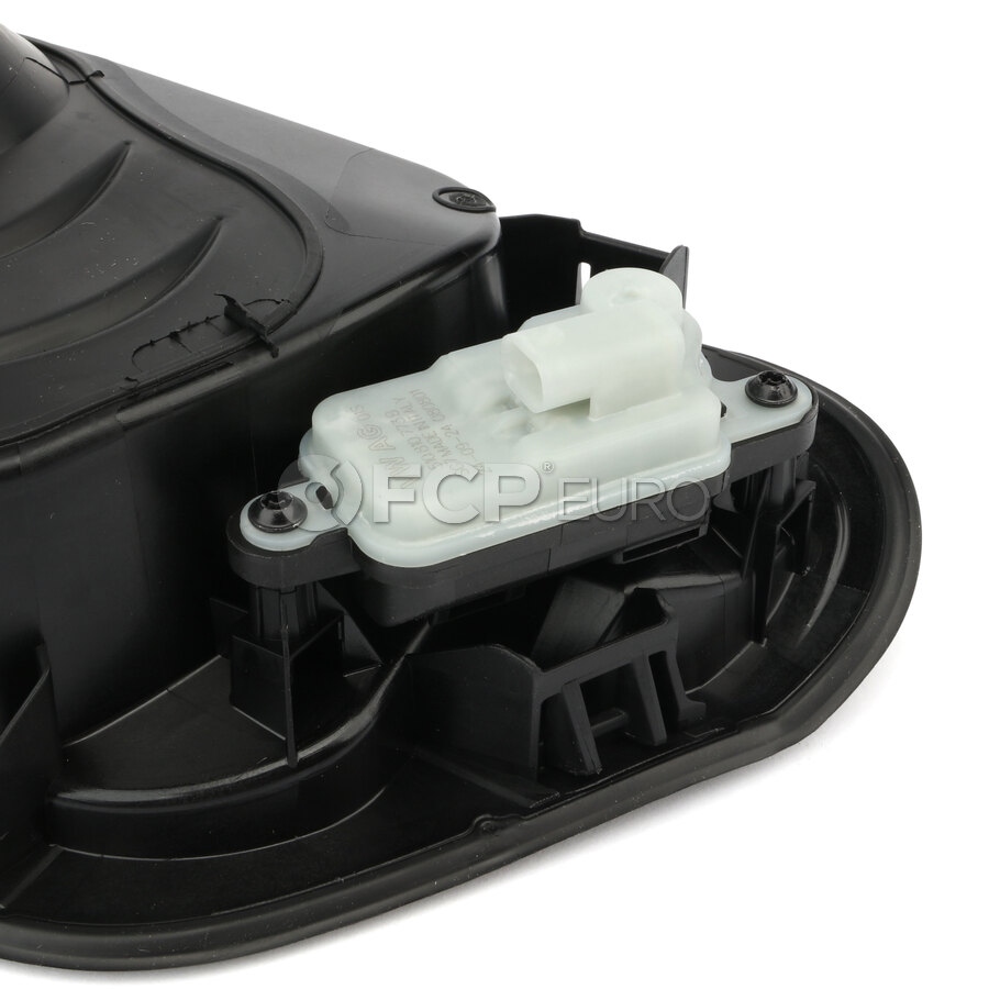 VW Fuel Filler Hinge Housing Assembly - Genuine VW 5H0809857D | FCP Euro