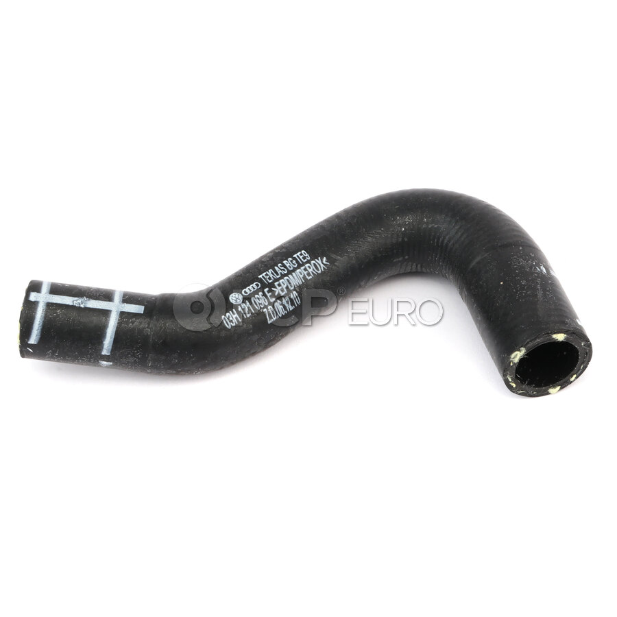 VW Radiator Coolant Hose Thermostat To Cooler - Genuine VW 03H121096E ...
