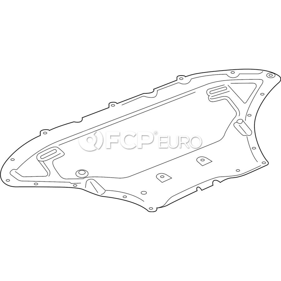 Audi Engine Splash Shield - Genuine Audi 4M0825235BA | FCP Euro