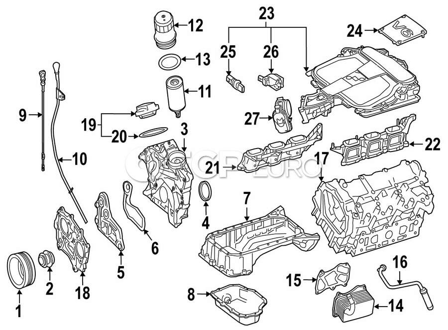 Mercedes Engine Cylinder Head - Genuine Mercedes 2640109007 | FCP Euro
