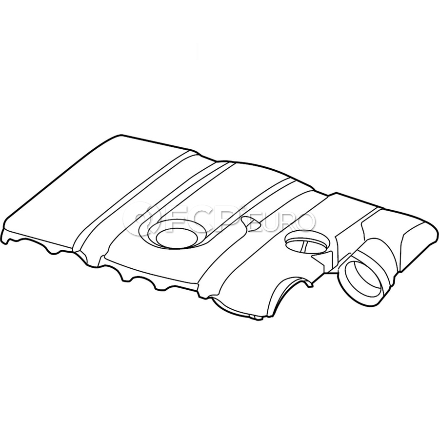 VW Air Filter and Housing Assembly - Genuine VW 07K129607J | FCP Euro