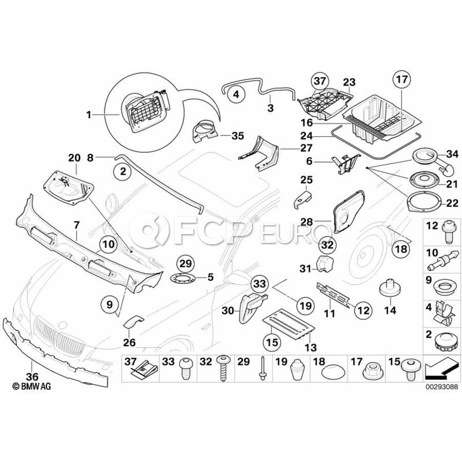 BMW Torx Bolt (Isa M8X145) - Genuine BMW 07147166669 | FCP Euro