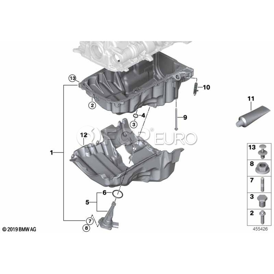 BMW Cover, Acoustic - Genuine BMW 11148514330 | FCP Euro