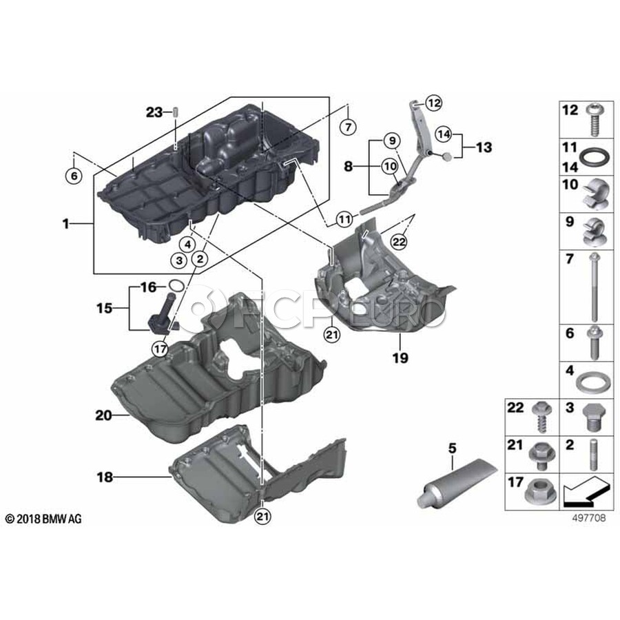 BMW Dipstick - Genuine BMW 11438513535 | FCP Euro