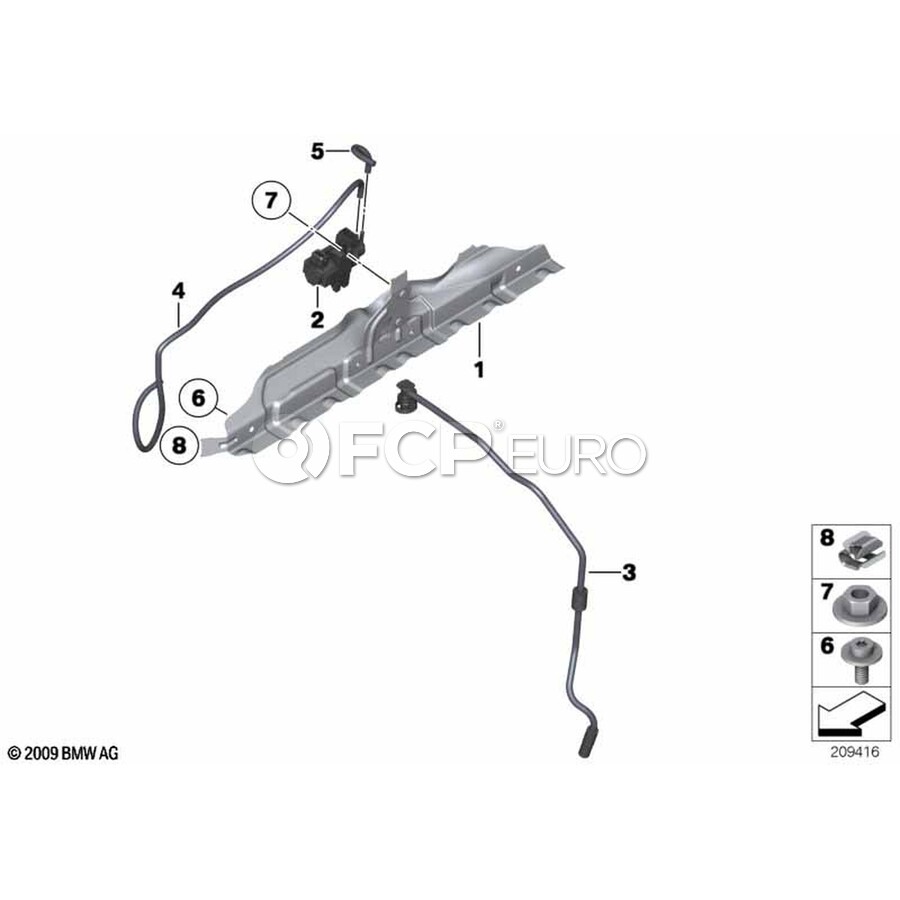 BMW Bracket - Genuine BMW 11657588579 | FCP Euro