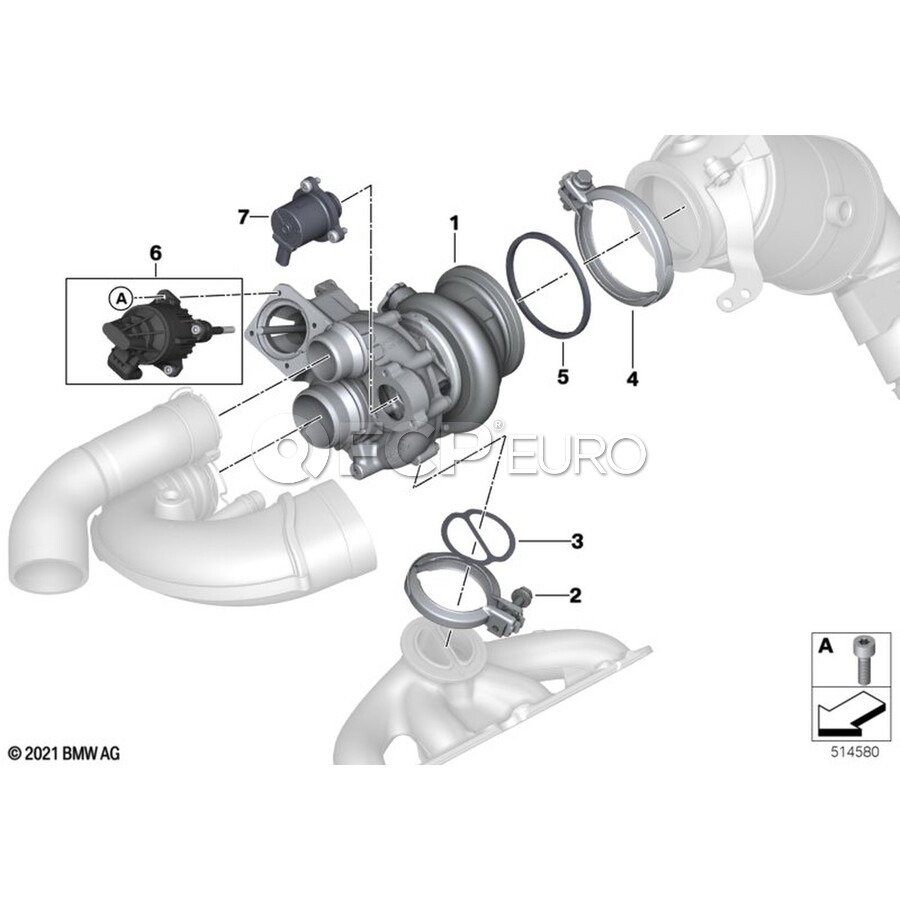BMW Turbocharger Wastegate - Genuine BMW 11658485182 | FCP Euro