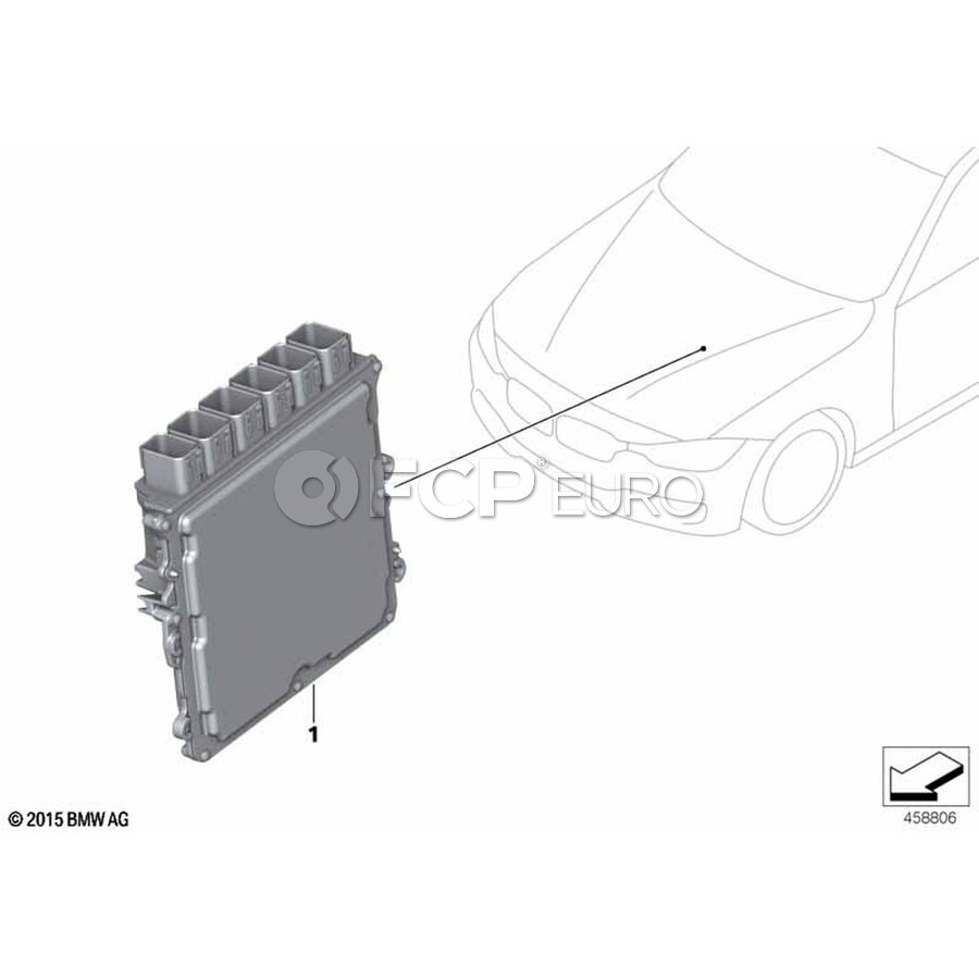 BMW Engine Control Module - Genuine BMW 12148692971 | FCP Euro