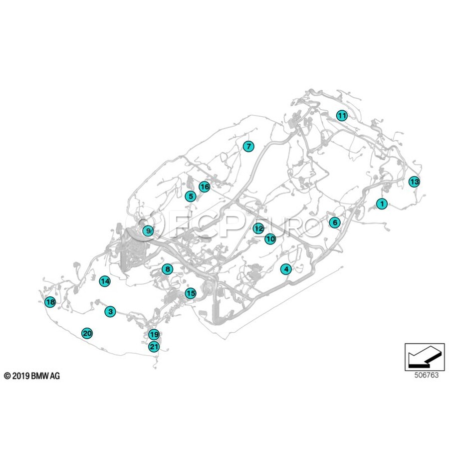 BMW Socket Housing 2 Pins - Genuine BMW 12527574682 | FCP Euro