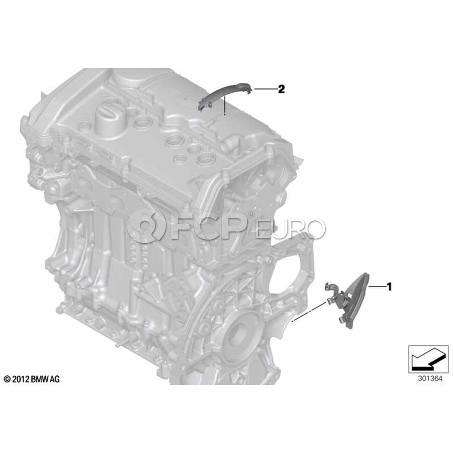 BMW Holder Crankshaft Sensor - Genuine BMW 12527585990 | FCP Euro