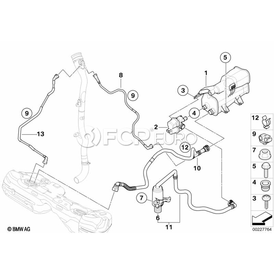 BMW Vent Pipe - Genuine BMW 16137307118 | FCP Euro