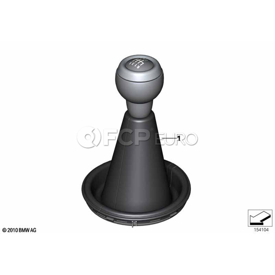 Mini Manual Trans Shift Knob - Genuine Mini 25112753783 | FCP Euro