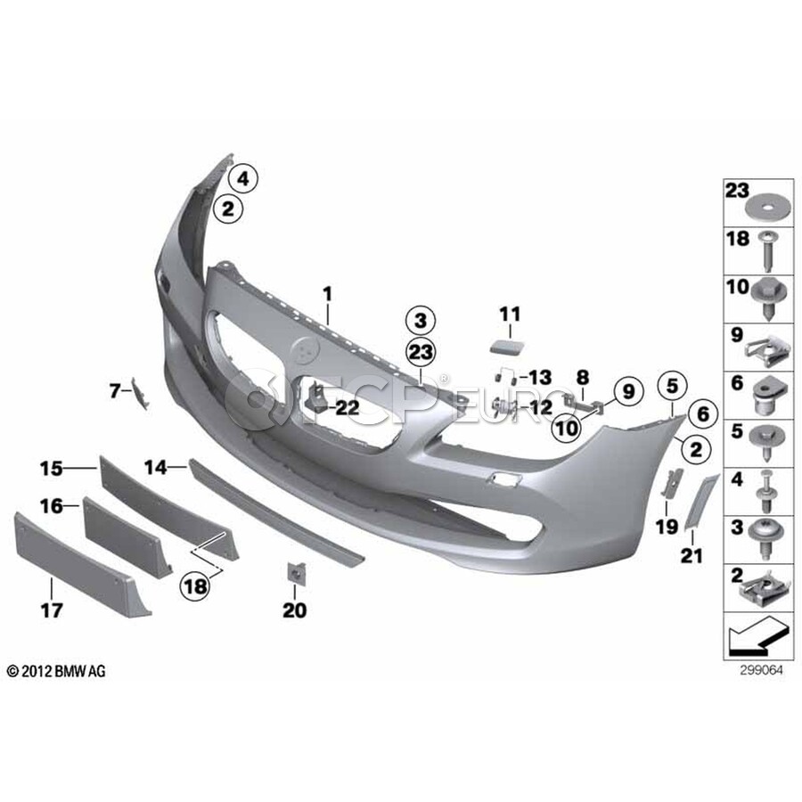 BMW Covering Primend Left - Genuine BMW 51117282911 | FCP Euro