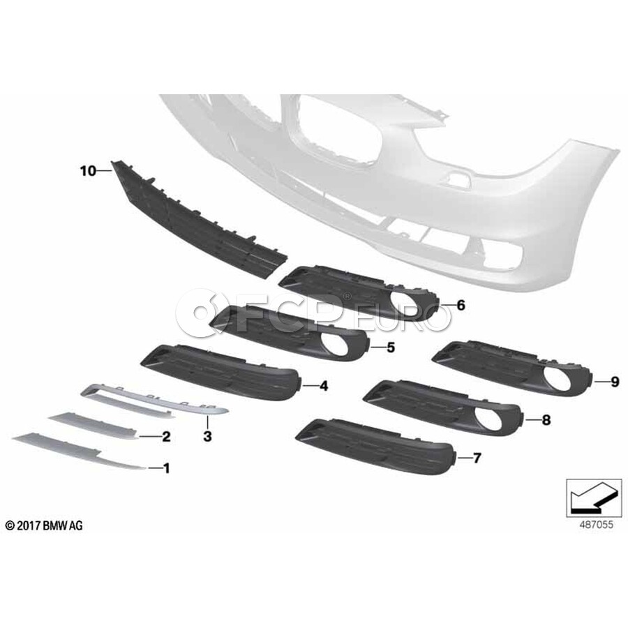 BMW Grille - Genuine BMW 51117331678 | FCP Euro