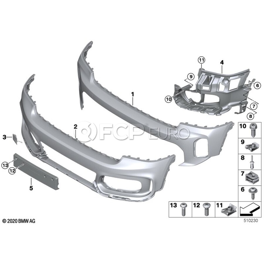 Mini Tow Eye Cap - Genuine Mini 51119449261 | FCP Euro