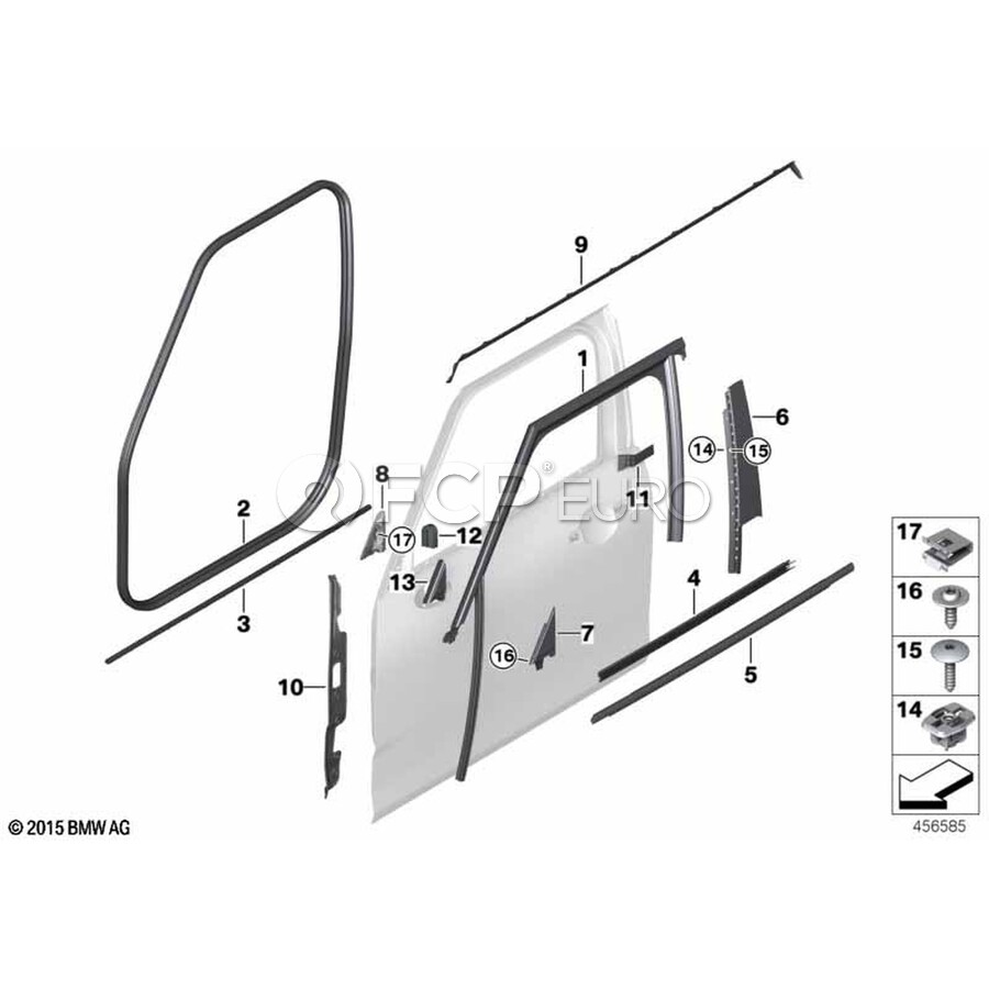 Mini Door Applique - Genuine Mini 51337344192 | FCP Euro