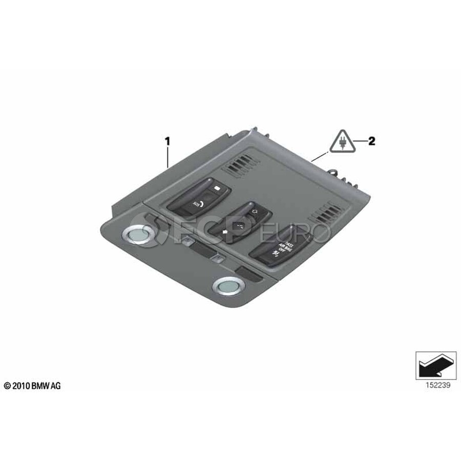 BMW Center Console - Genuine BMW 61319225501 | FCP Euro