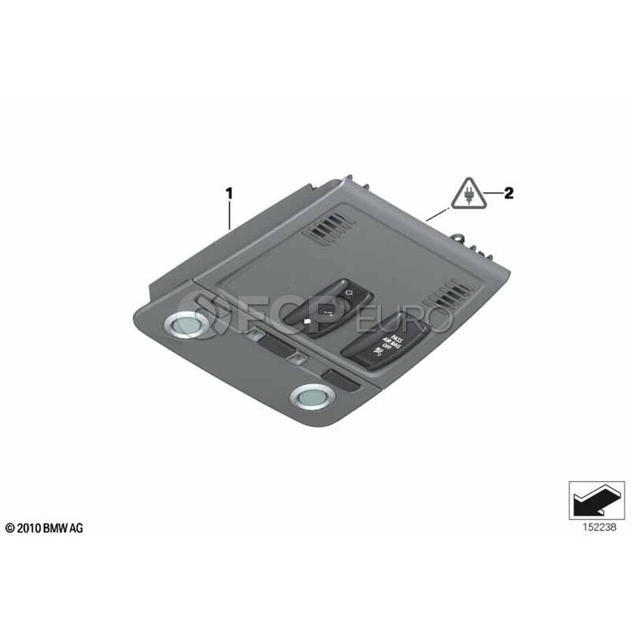 BMW Center Console - Genuine BMW 61319225508 | FCP Euro