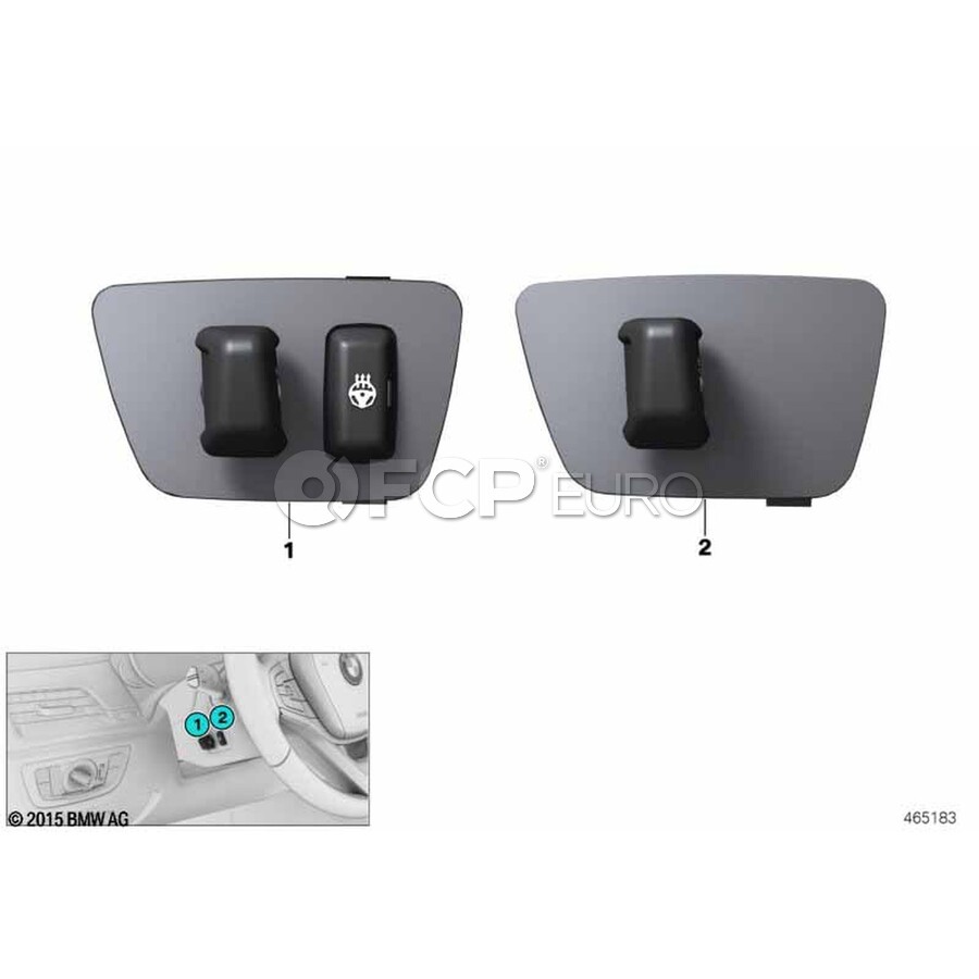 BMW Steering Column Control Switch - Genuine BMW 61319365877 | FCP Euro