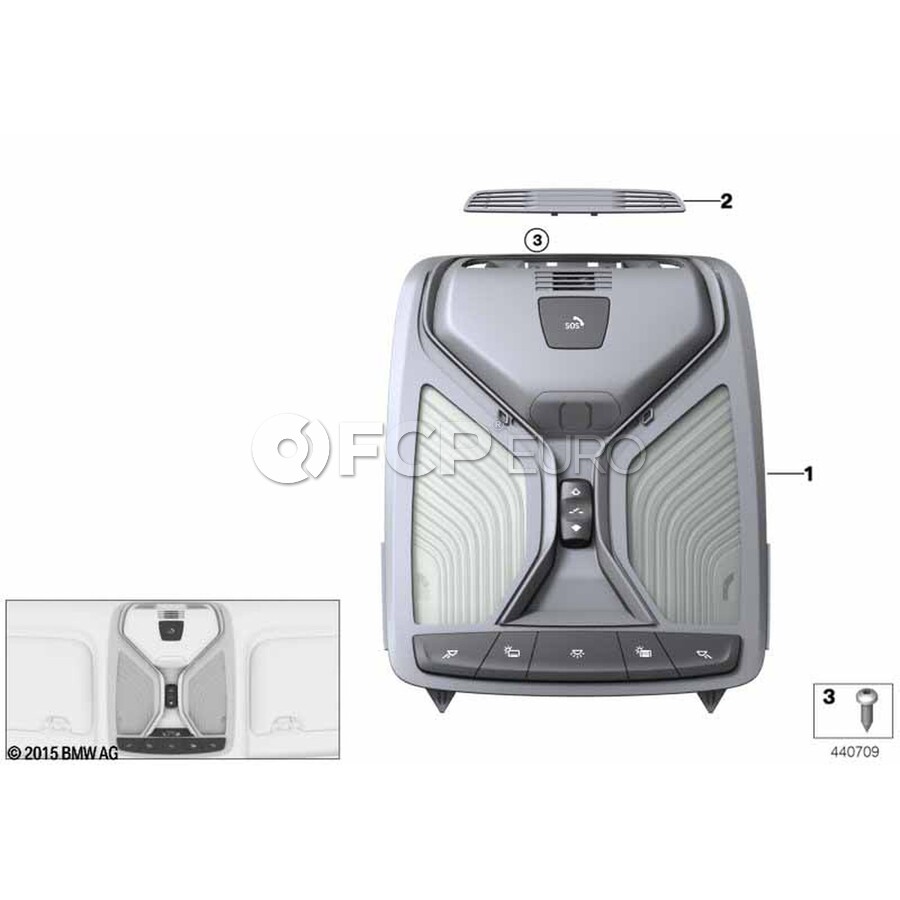 BMW Console Cap - Genuine BMW 61319396023 | FCP Euro