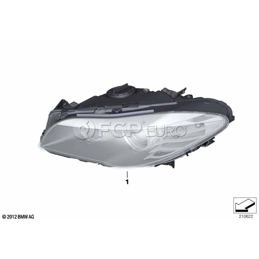 BMW Headlight - Genuine BMW 63117352485 | FCP Euro