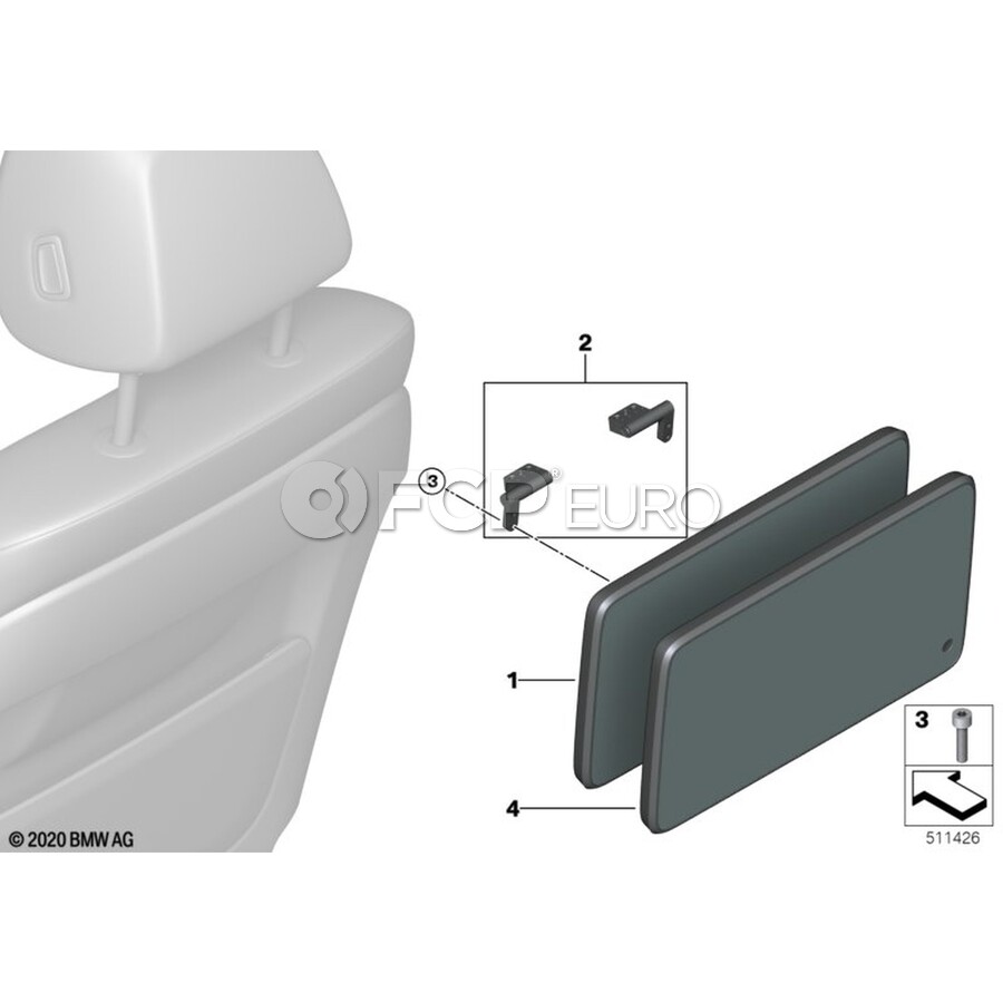 BMW Video Monitor - Genuine BMW 65508736696 | FCP Euro