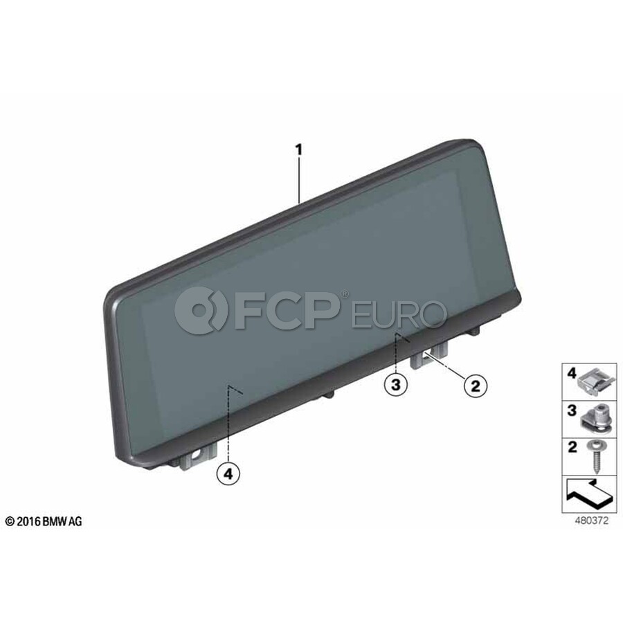 BMW GPS Navigation System - Genuine BMW 65509292248 | FCP Euro