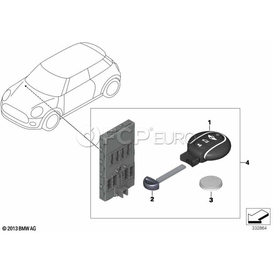 Mini Remote Control Transmitter for Keyless Entry and Alarm System ...