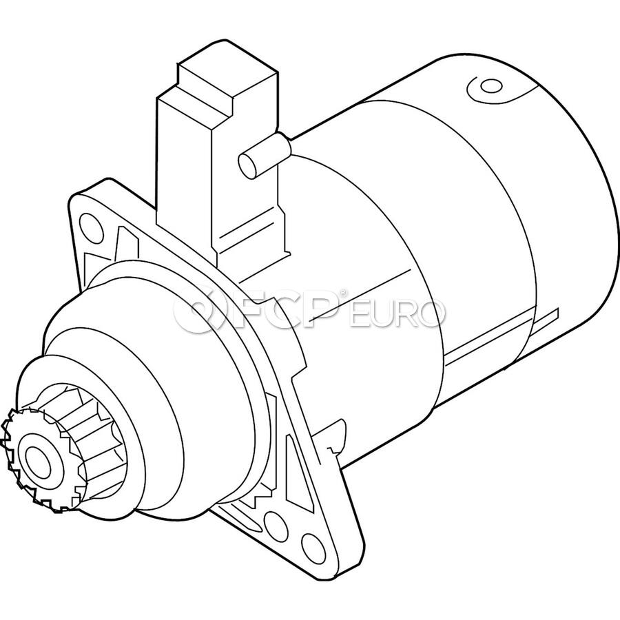 Audi VW Starter Motor - Genuine VW Audi 0AM911024A | FCP Euro