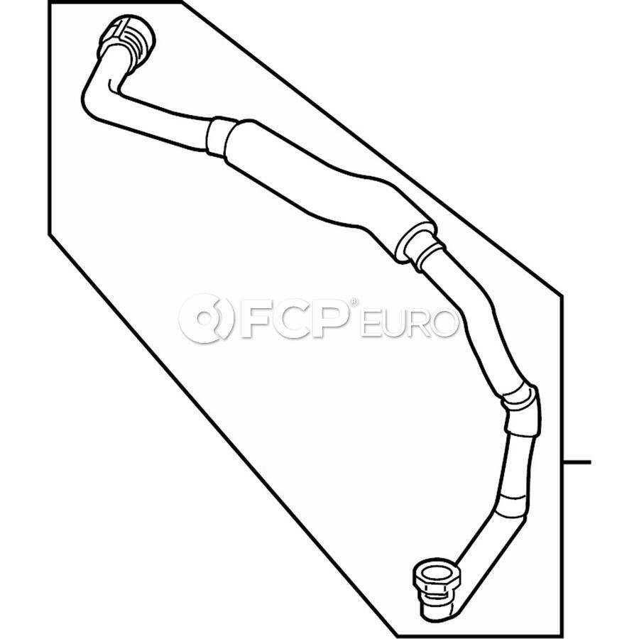 VW Secondary Air Injection Pump Hose - Genuine VW 5C0131128E | FCP Euro