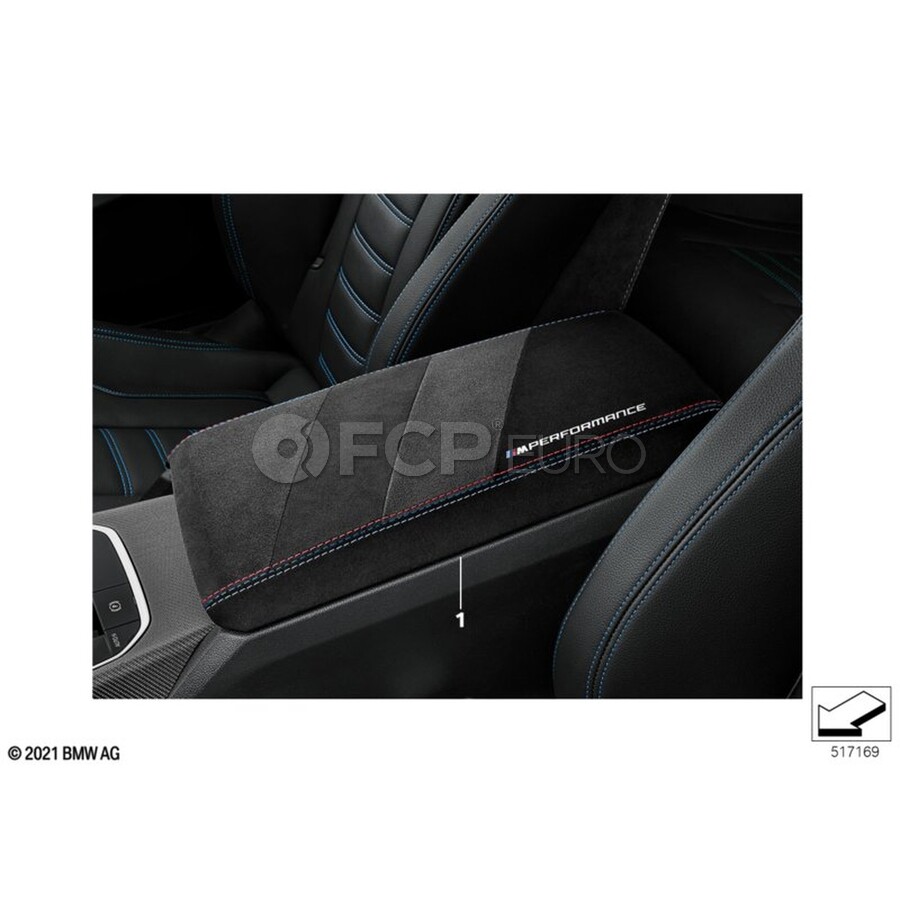 BMW M Performance Arm Rest - BMW 51165A5D595 | FCP Euro