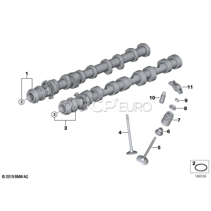 BMW Engine Camshaft Follower - Genuine BMW 11337583471 | FCP Euro